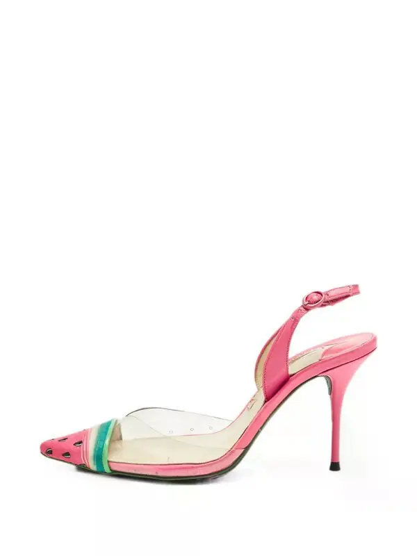 SOPHIA WEBSTER Watermelon Slingback Pumps - Pink