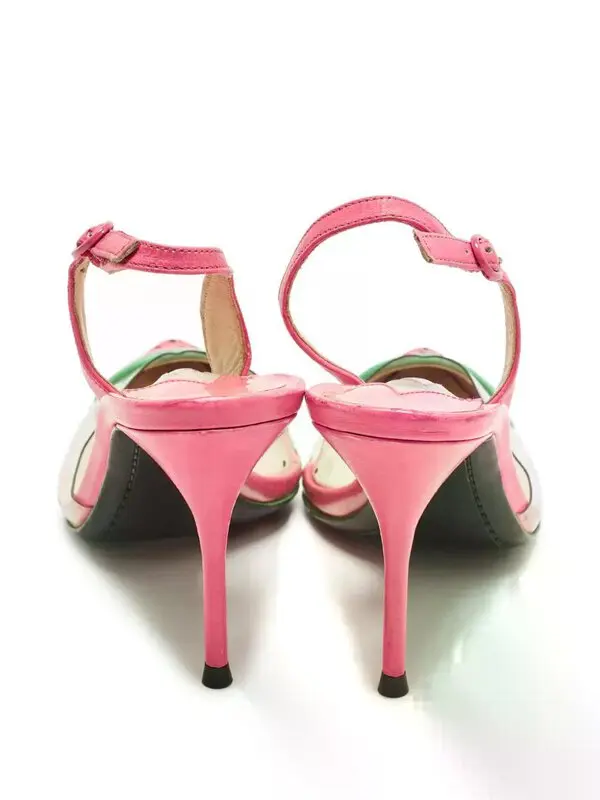 SOPHIA WEBSTER Watermelon Slingback Pumps