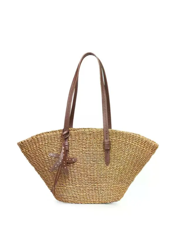 Poolside East West Woven Tote Bag