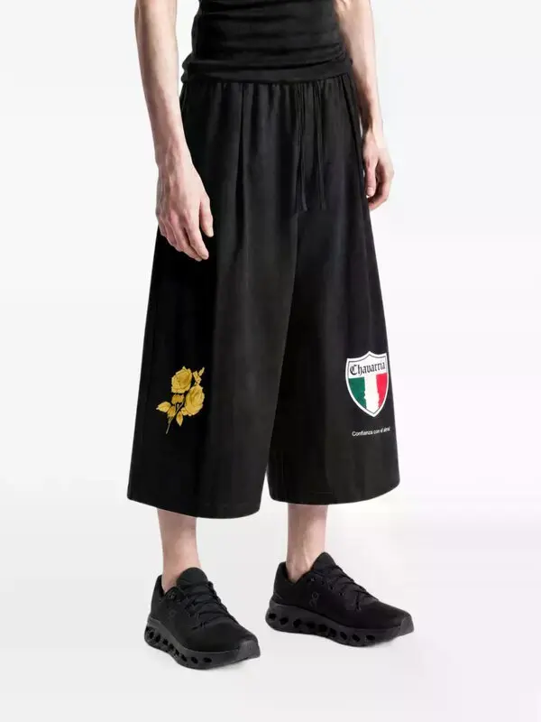 Adidas X Willy Chavarria Embroidered Shorts