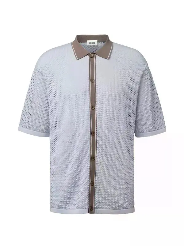 DRYKORN Pointelle-knit Button-up Shirt