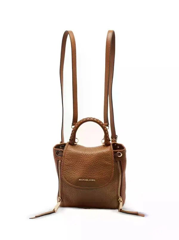 Michael Kors Leather Backpack - Brown