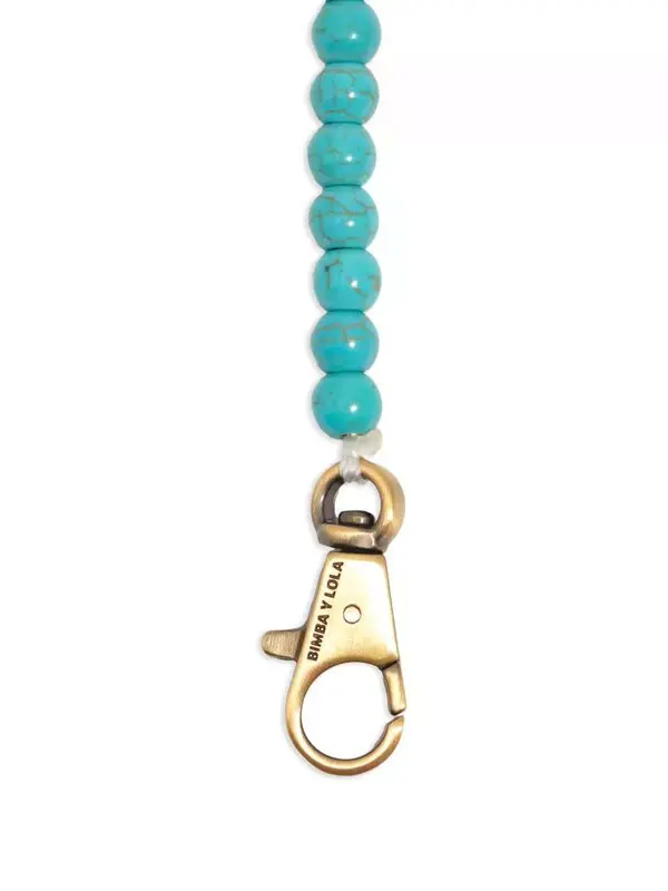 Bimba Y Lola Beaded Shell Pendant Necklace
