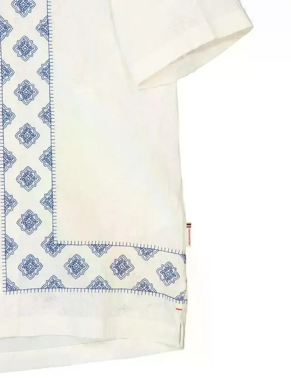 Orlebar Brown Carnival-embroidery Relaxed-fit Shirt