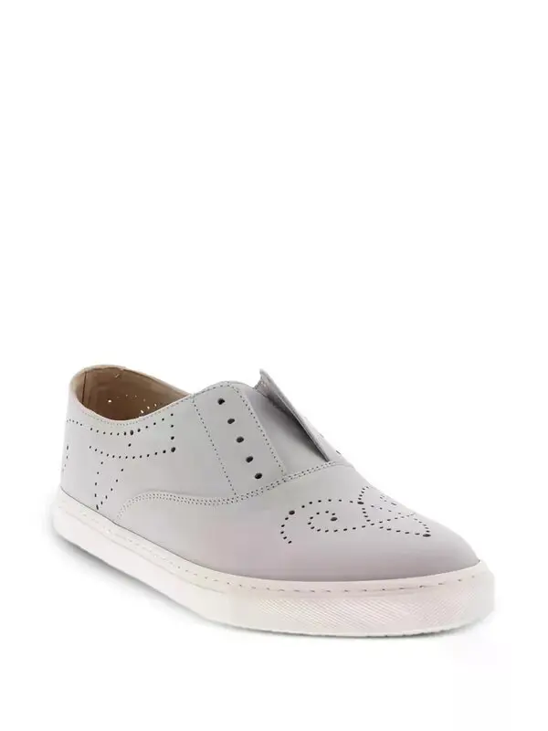 Fratelli Rossetti Perforated Leather Slip-on Sneakers