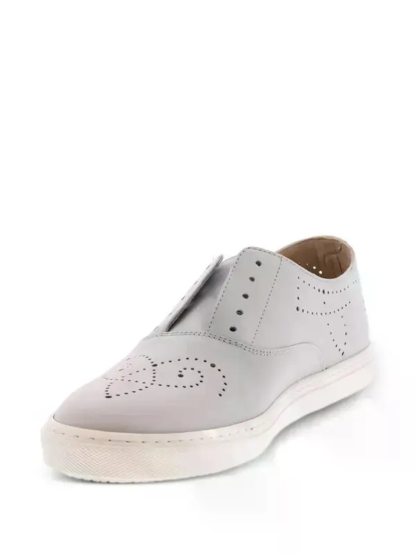 Fratelli Rossetti Perforated Leather Slip-on Sneakers