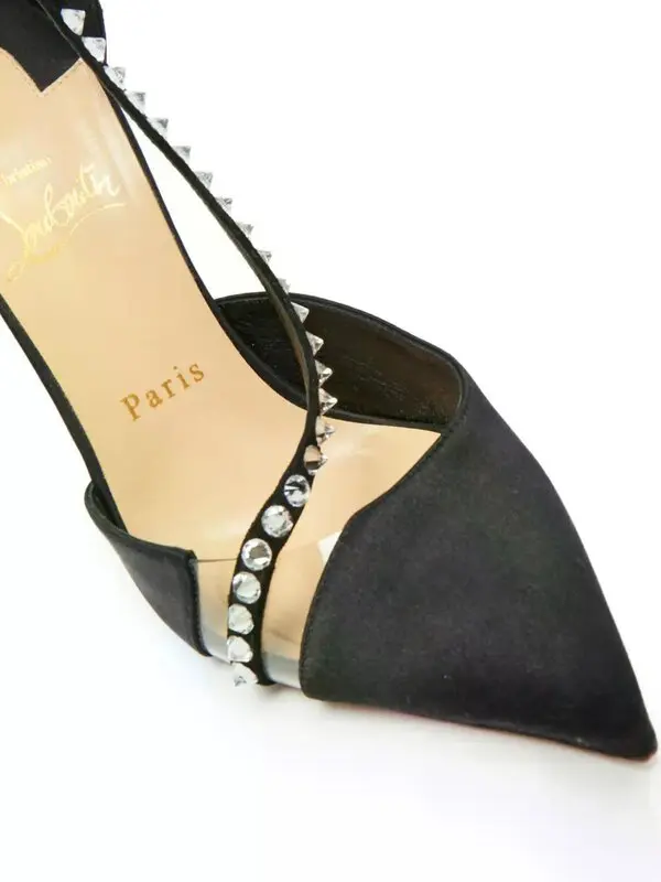 CHRISTIAN LOUBOUTIN Krystal Cross D'orsay Pumps
