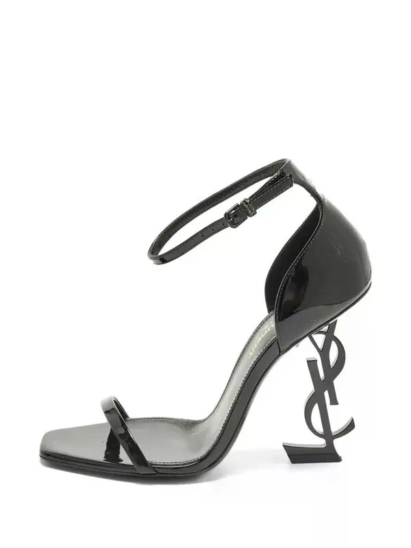 Saint Laurent Opyum Ankle Strap Sandals - Black
