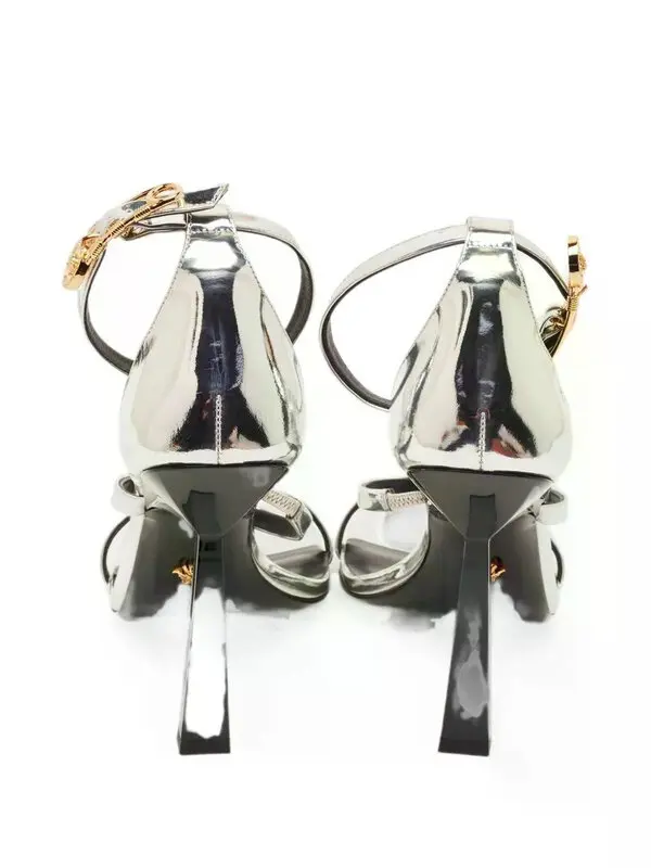 Versace Safety Pin Ankle Strap Sandals