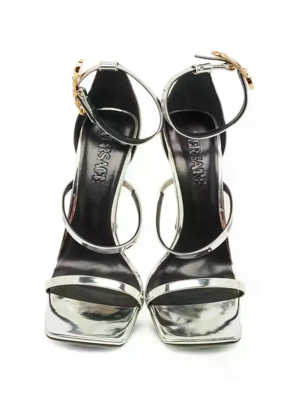 Versace Safety Pin Ankle Strap Sandals