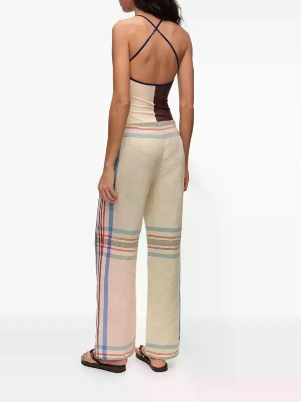 Bimba Y Lola Striped Palazzo Pants