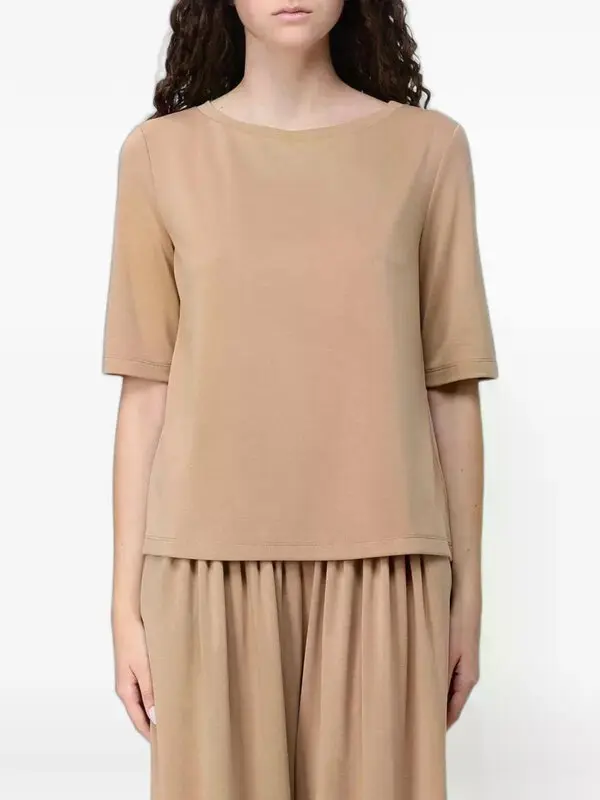 Max Mara Short Sleeve T-shirt - Neutrals