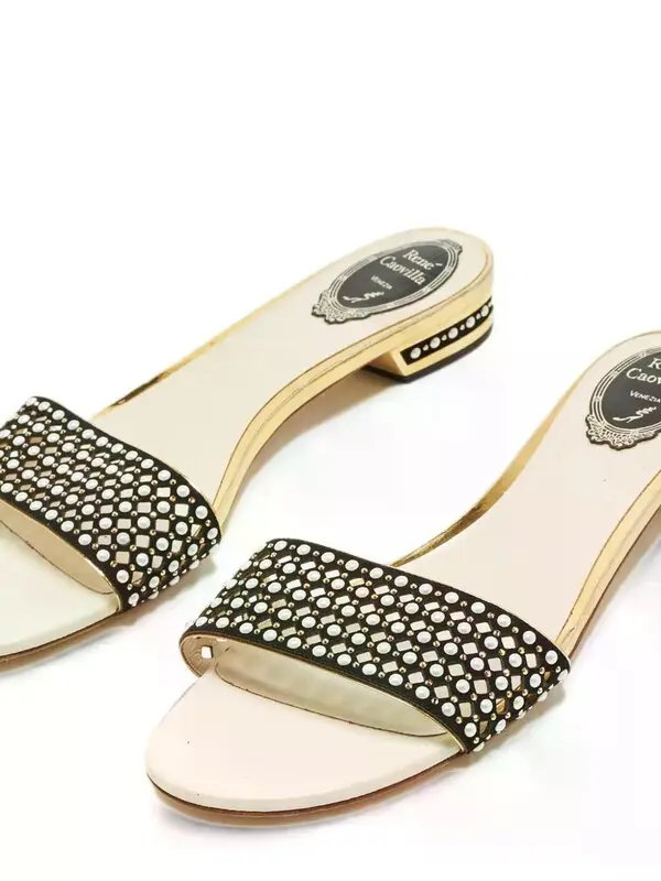 Rene Caovilla Crystal-embellished Sandals