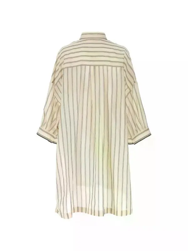 Brunello Cucinelli Striped Oversized Shirt
