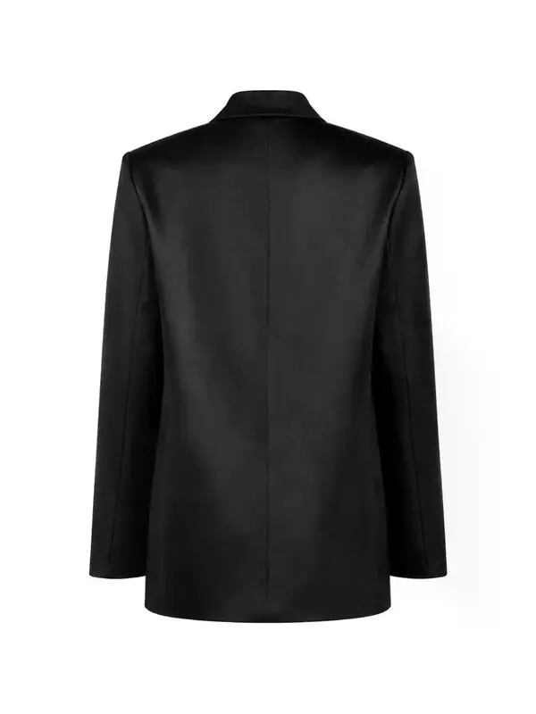THE SEI Oversized Silk Blazer