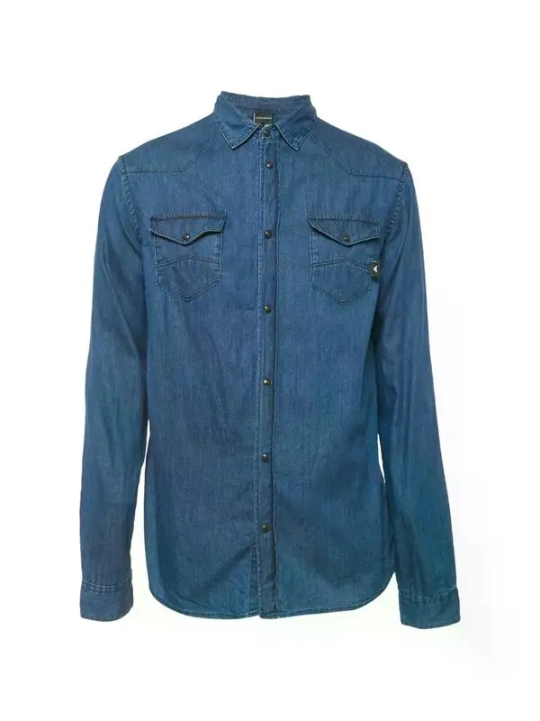Emporio Armani 2018 Long-sleeve Shirt - Blue
