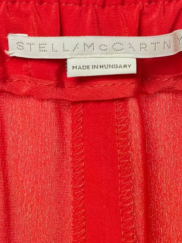Stella McCartney Silk Wide-leg Trousers