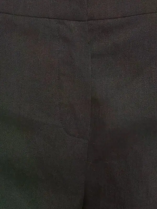 Max Mara Tailored Linen Trousers - Grey