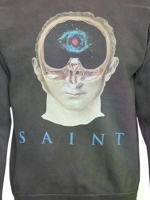SAINT MXXXXXX Graphic Print Sweatshirt