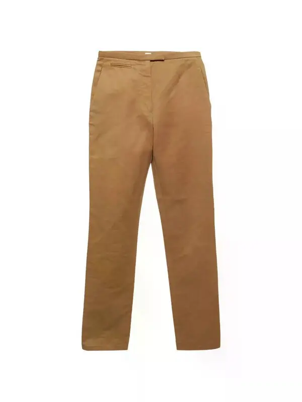 Hermès Gabardine Skinny Trousers - Brown