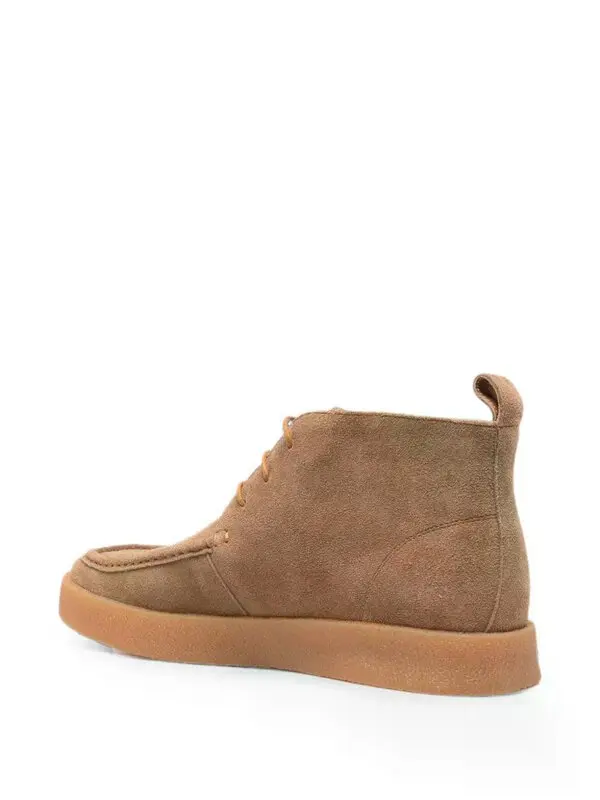 SERGIO MORETTI FIRENZE Suede Lace-up Boots