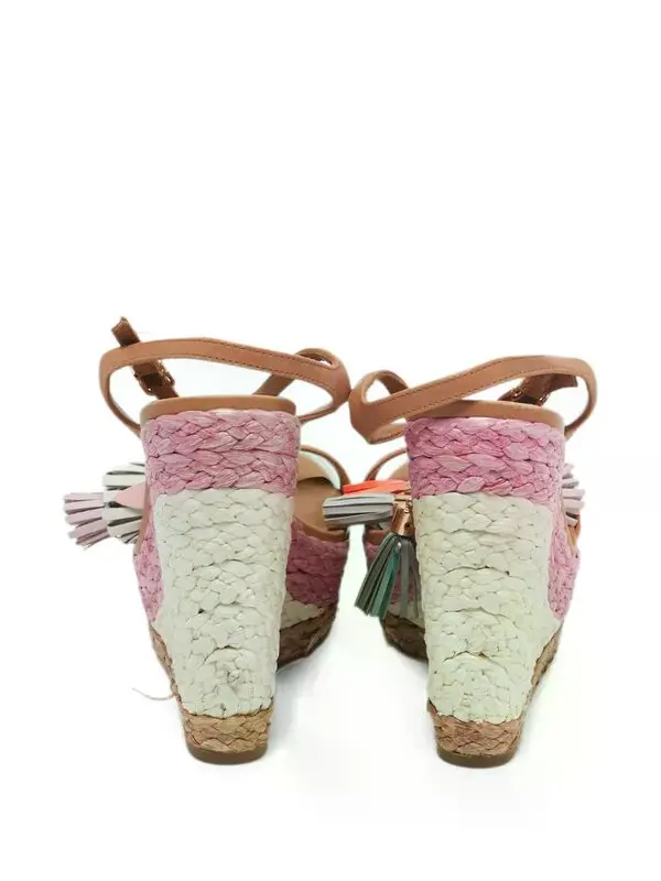 SOPHIA WEBSTER Lucita Tassel Wedge Sandals