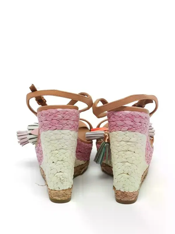SOPHIA WEBSTER Lucita Tassel Wedge Sandals