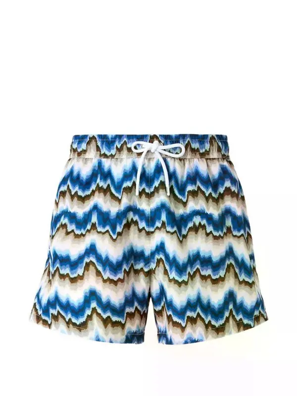 Missoni Zigzag Print Swim Shorts