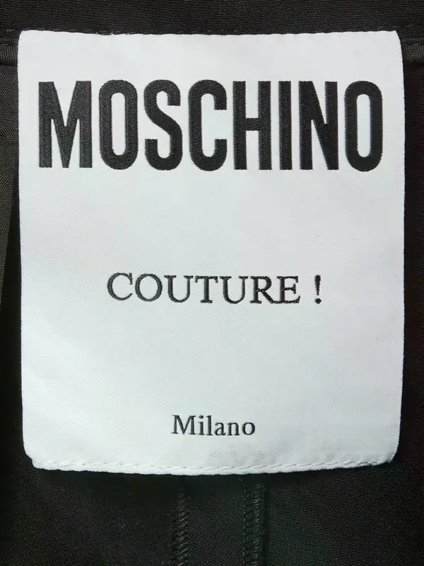 Moschino Tailored Straight-leg Crepe Trousers