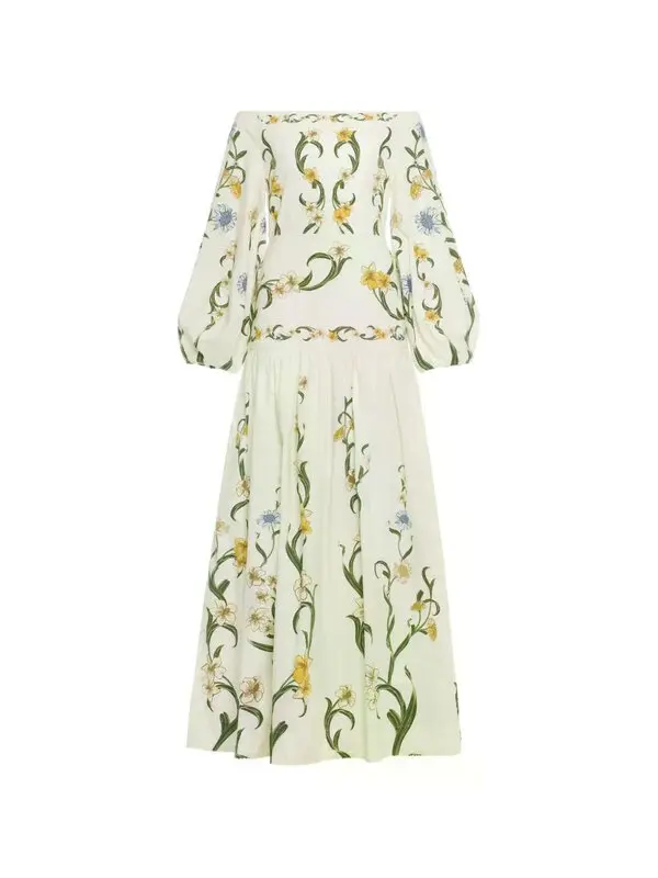 Agua Bendita Laguna Maxi Dress - Neutrals