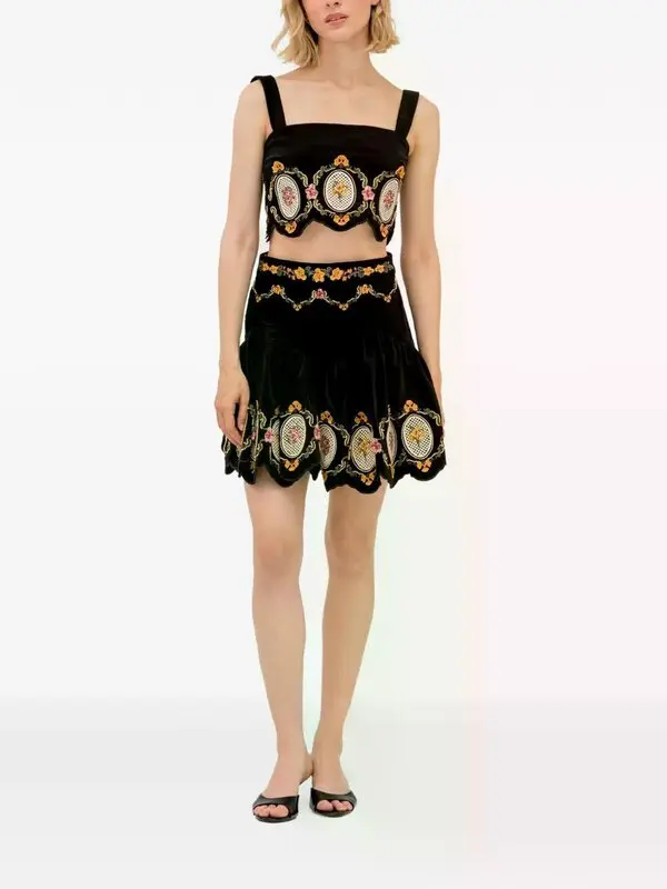 Agua Bendita Luciana Cordillera Top - Black