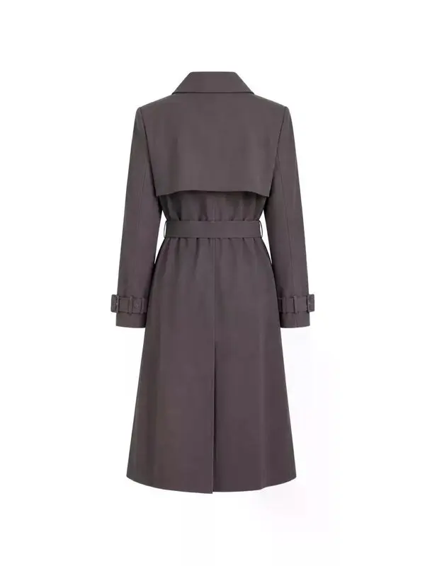 THE SEI Belted Double-breasted Trench Coat