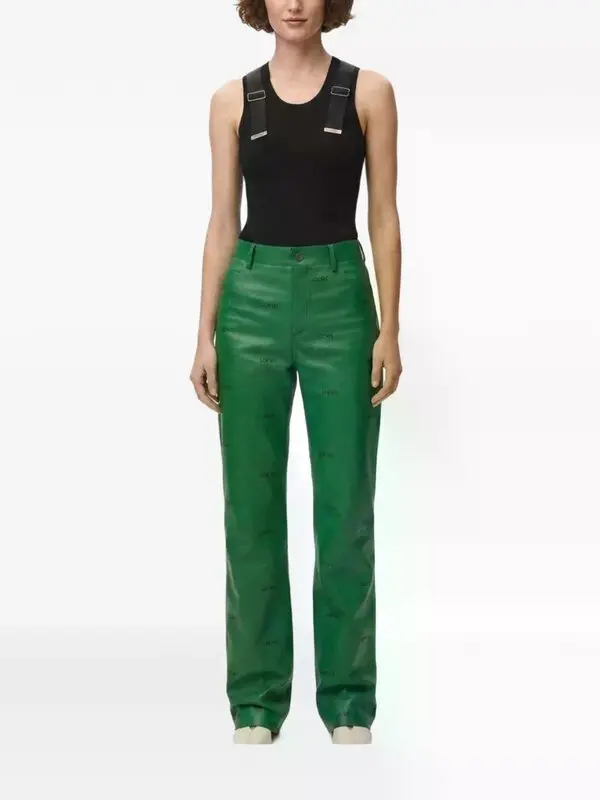 Loewe Ribbed Tank Top With Buckle Detail