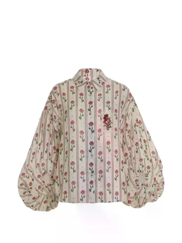 Agua Bendita Agar Mosqueta Blouse - Neutrals