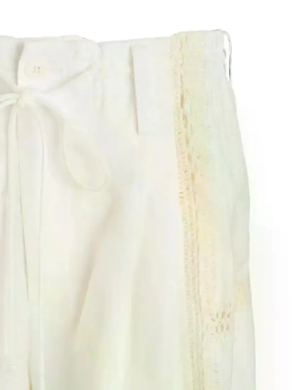 Y’s Lace Detail Trousers