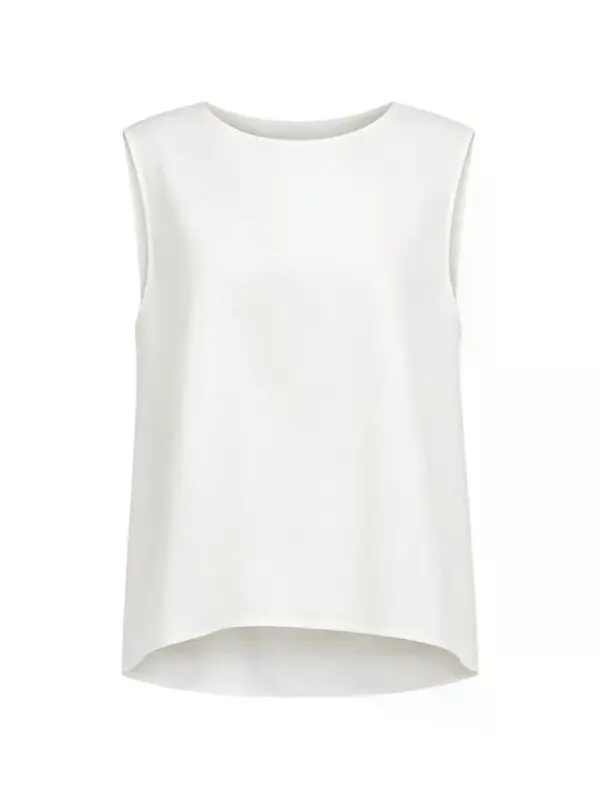 Dusan Sleeveless Draped Back Top
