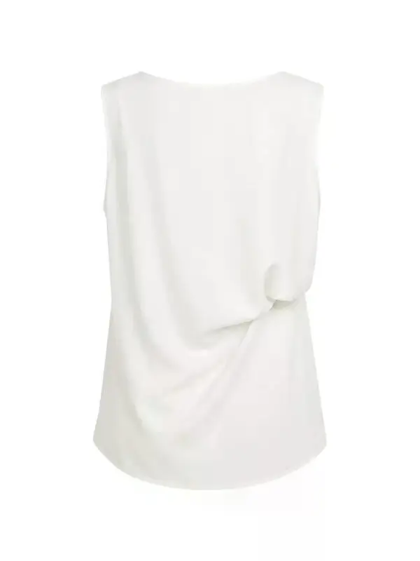 Dusan Sleeveless Draped Back Top