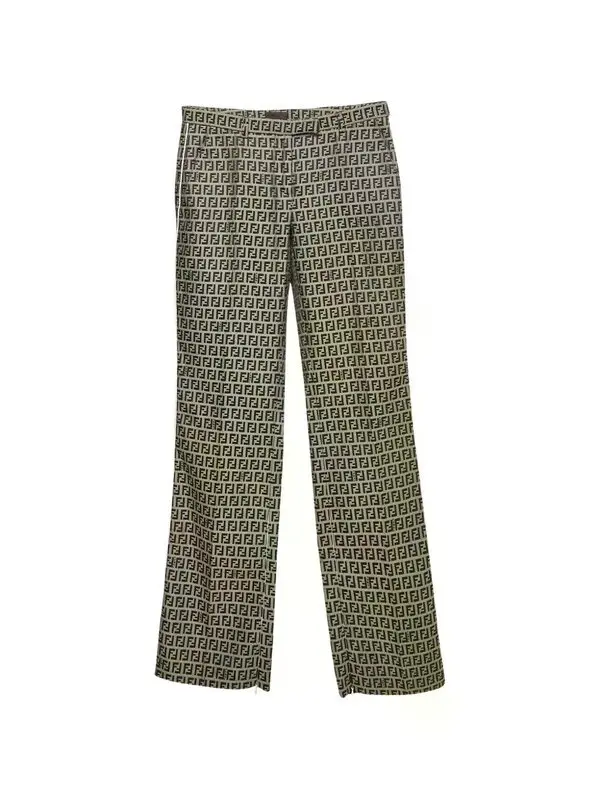 Fendi Zucca Pattern Jacquard Trousers