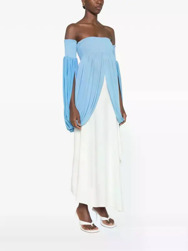 Coperni Off-shoulder Long Sleeve Top