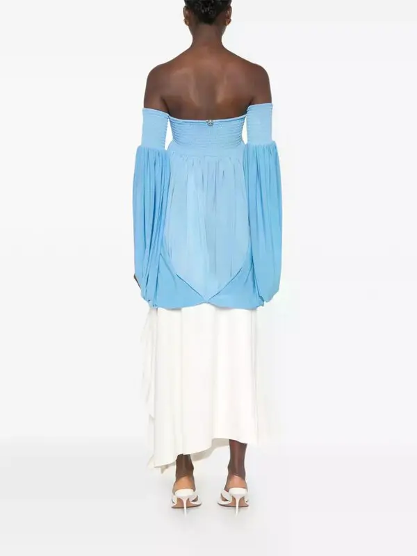 Coperni Off-shoulder Long Sleeve Top