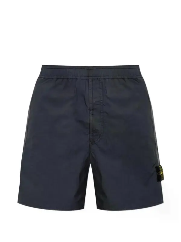 Stone Island Logo Patch Shorts