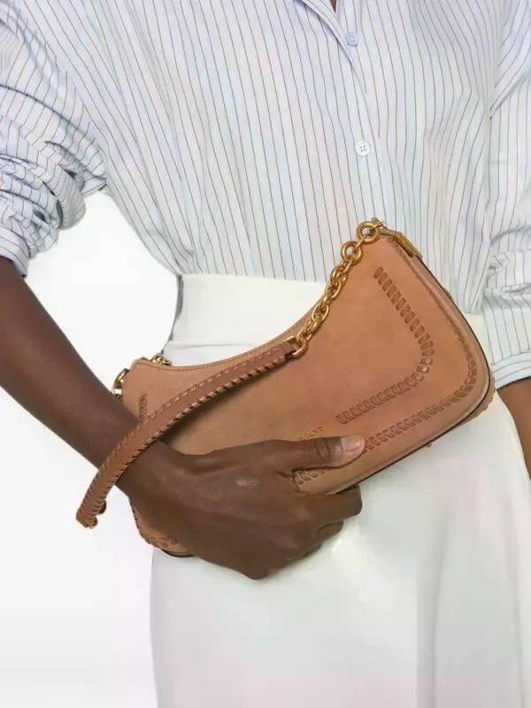Michael Kors Chain-link Shoulder Bag - Brown