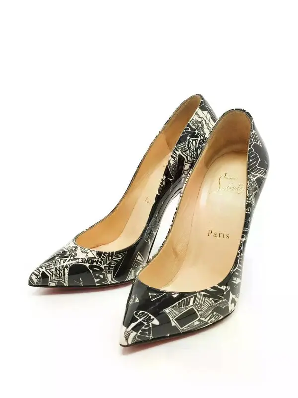 CHRISTIAN LOUBOUTIN Pigalle Follies Printed Pumps