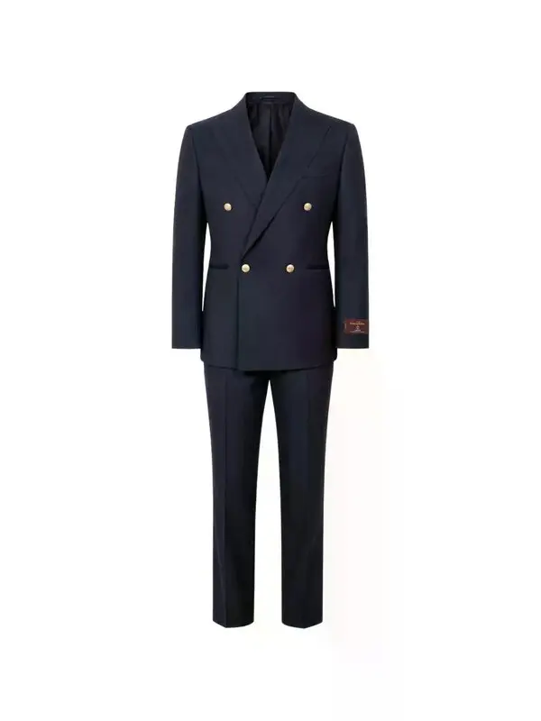 FRANZESE COLLECTION Double-breasted Wool Suit