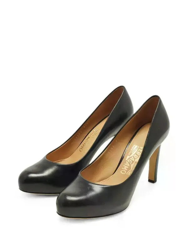 FERRAGAMO Leather Slip-on Pumps