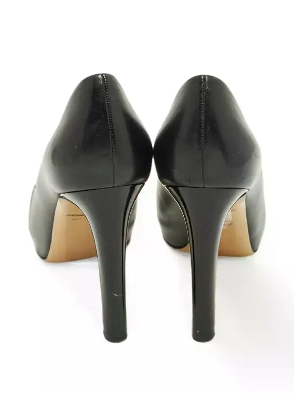 FERRAGAMO Leather Slip-on Pumps