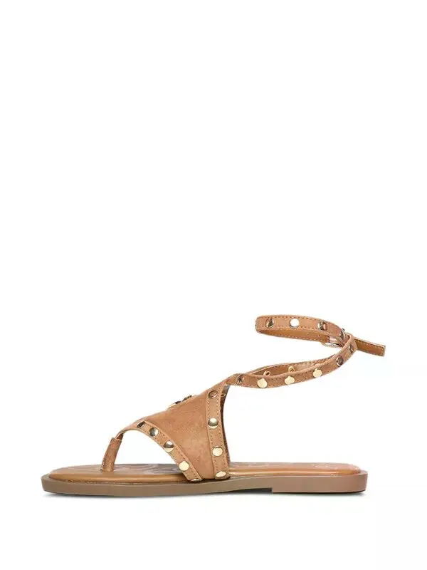 V°73 Stud-embellished Wrap-around Sandals