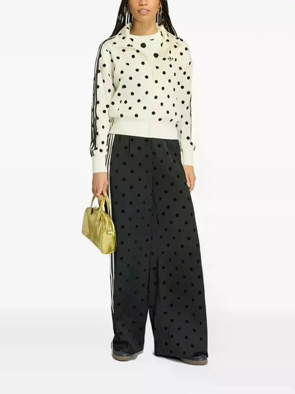 Adidas Polka-dot Track Jacket - Neutrals