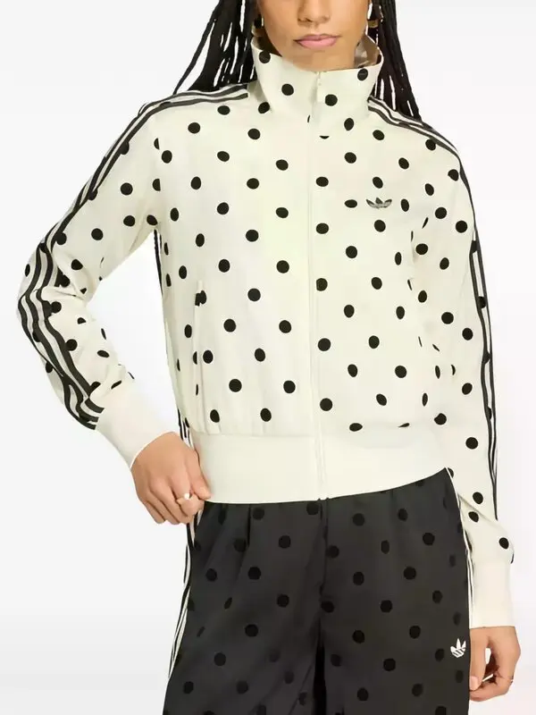Adidas Polka-dot Track Jacket - Neutrals