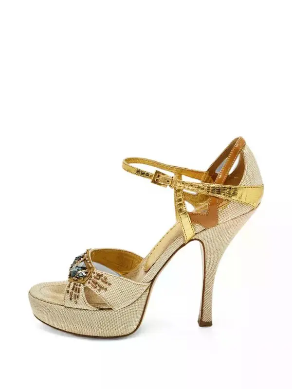 Prada T-strap Sandals